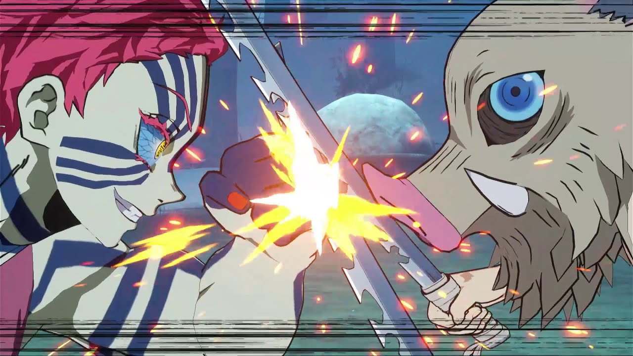 Akaza vs Inosuke Hashibira 🔥 Demon Slayer: Kimetsu no Yaiba EP209 🔥 ...