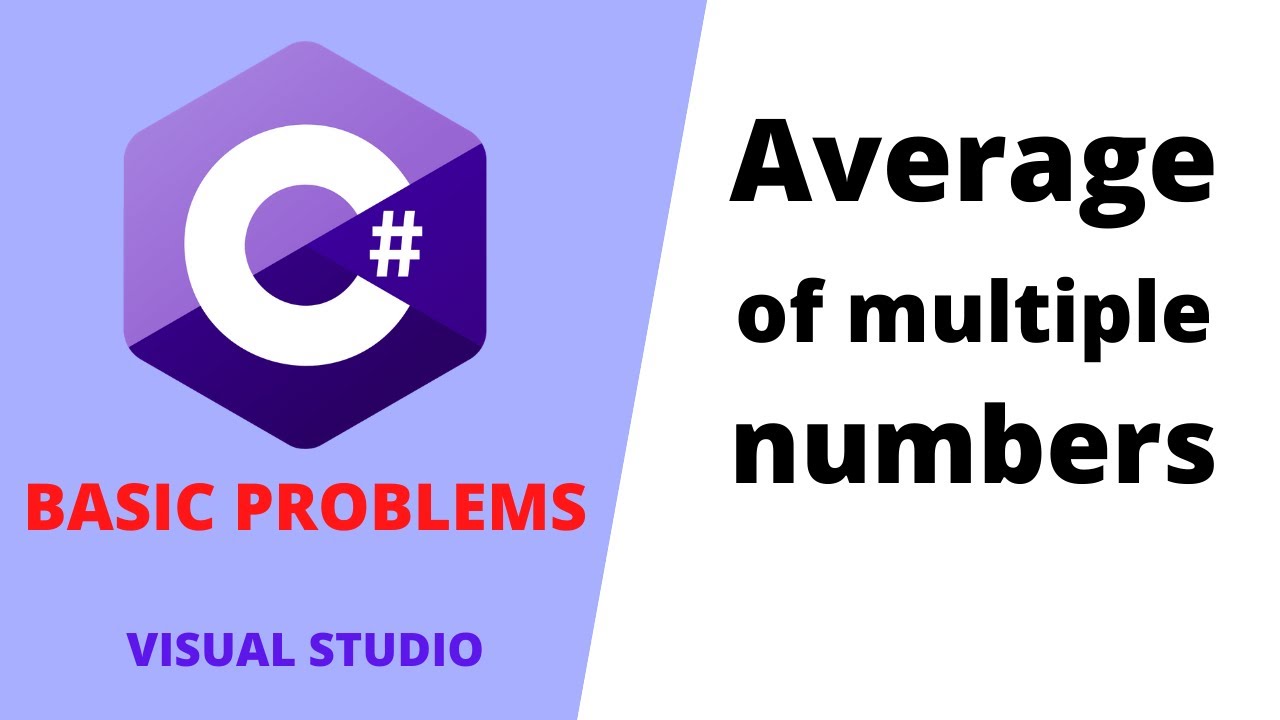 6 C Program To Calculate Average Of Multiple Numbers YouTube 6 C Program To Calculate Average Of Multiple Numbers YouTube