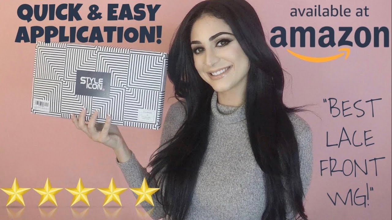 AMAZON STYLE ICON LACE FRONT WIG TUTORIAL! UNDER $50! - YouTube