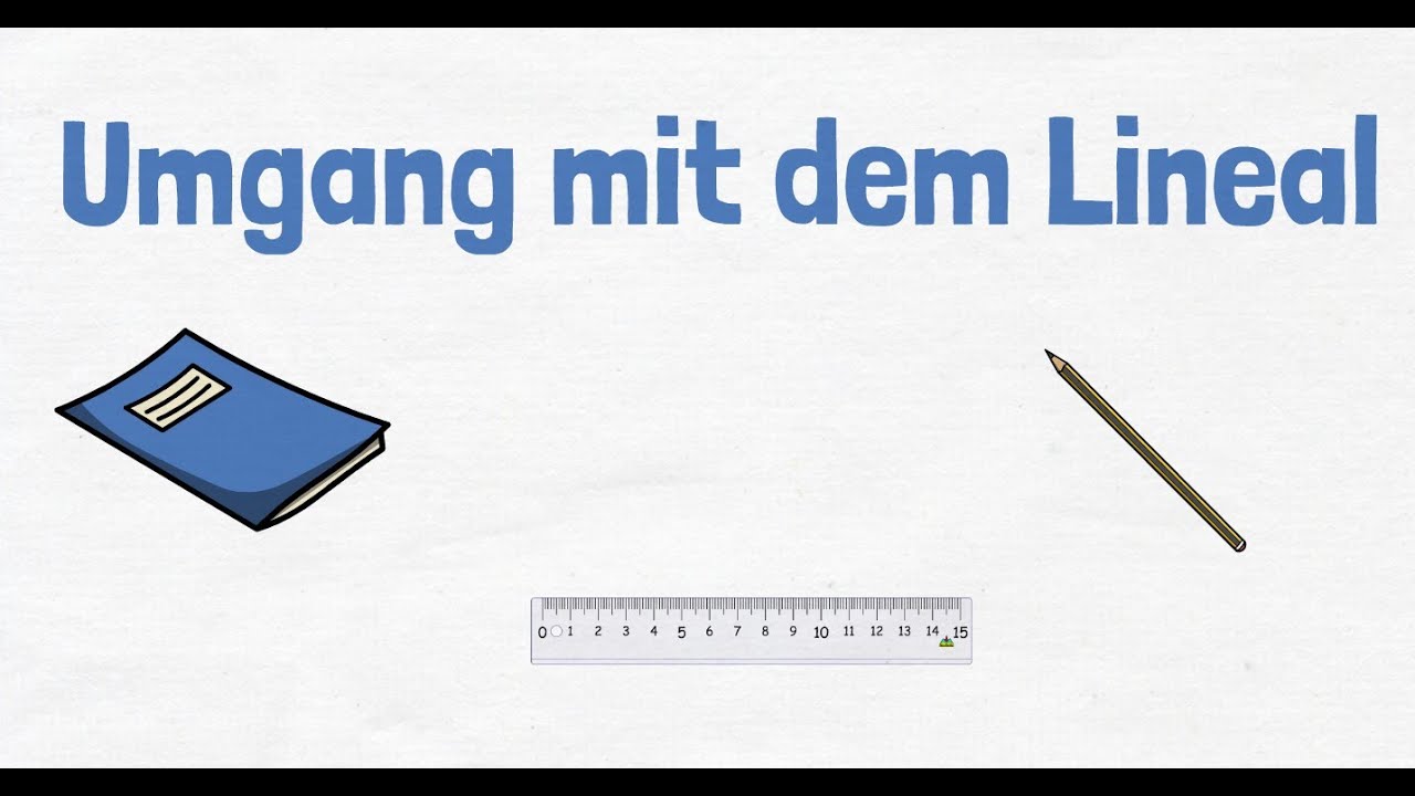 Einführung: Umgang mit dem Lineal - Klasse 2 - YouTube