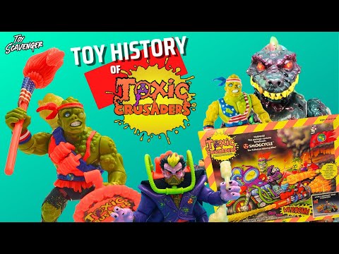 The Toy Scavenger’s Toy History of TOXIC CRUSADERS Playmates Action Figures!