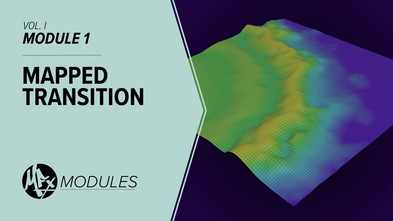01 - MAPPED TRANSITION - MFX Modules for Houdini - YouTube