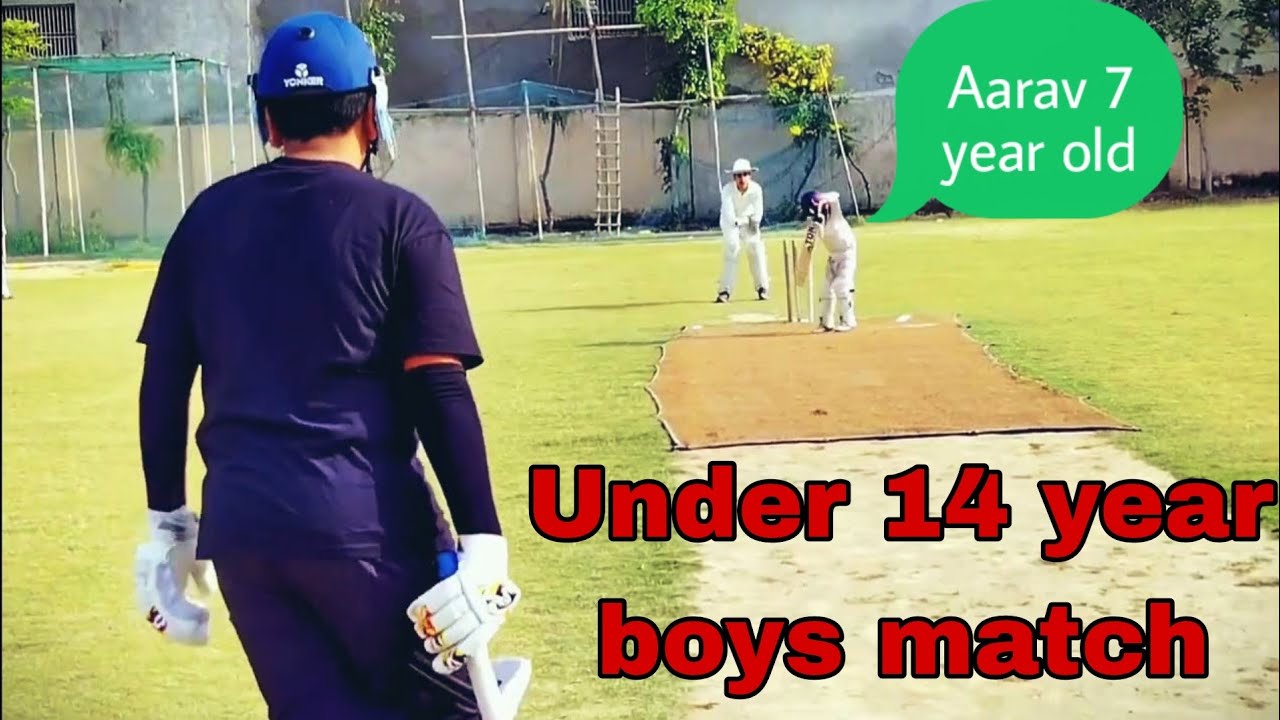 Under 14 year old boys cricket match || aarav Singh || #cricket # ...