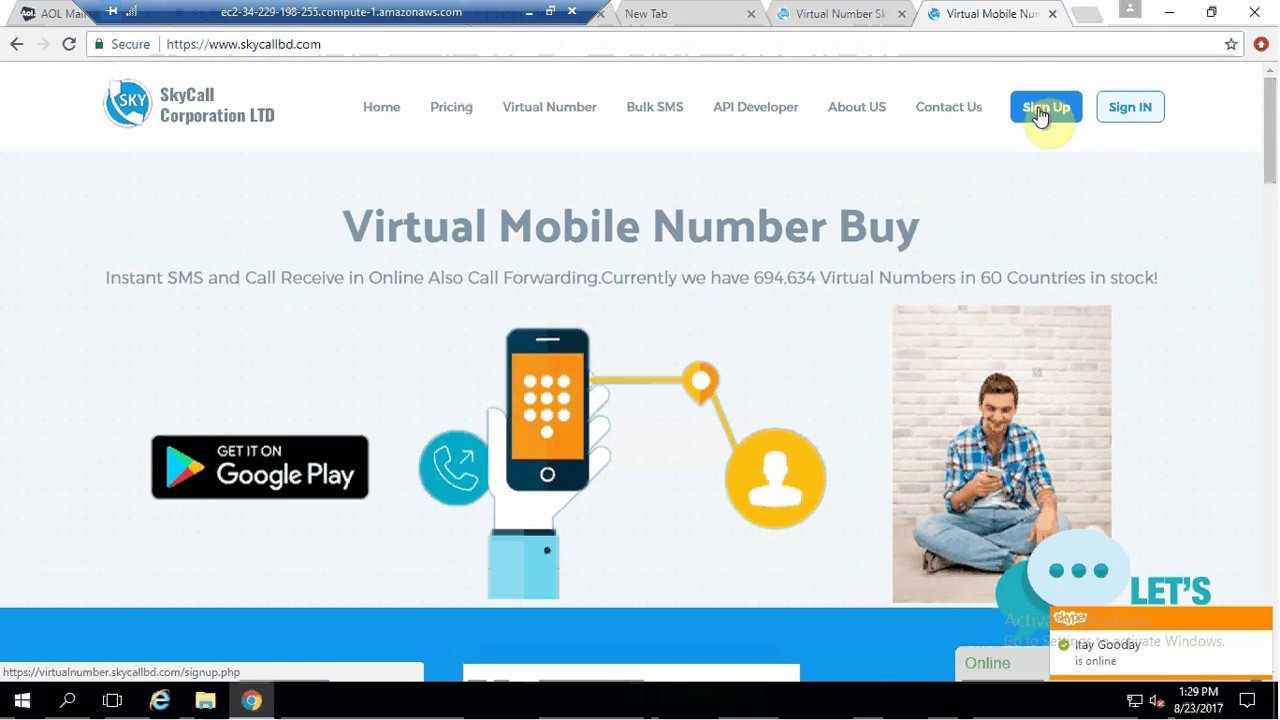 Virtual Number For Voice verify - YouTube