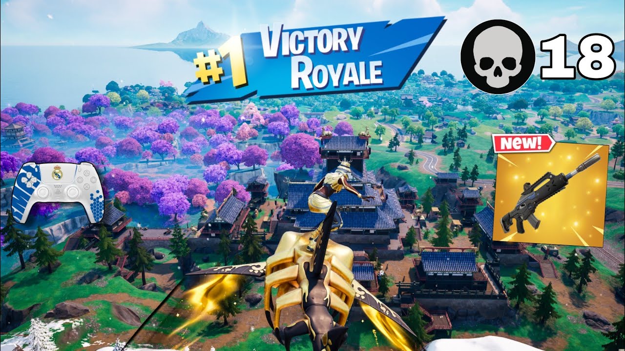 18 Kills Solo Win Fortnite Gameplay (New Chapter 6 PS5 Controller ...
