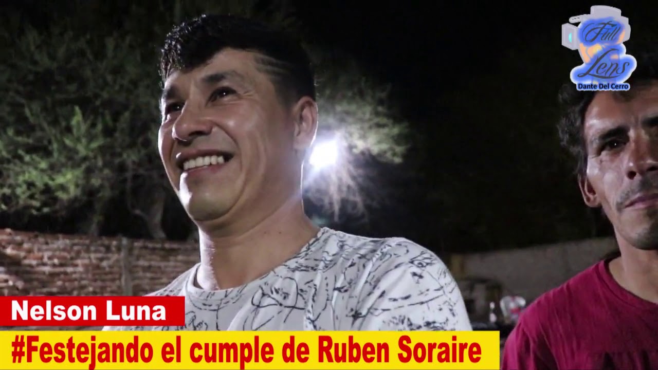 Nelson Luna Festejando el cumple de Rubén Soraire - YouTube