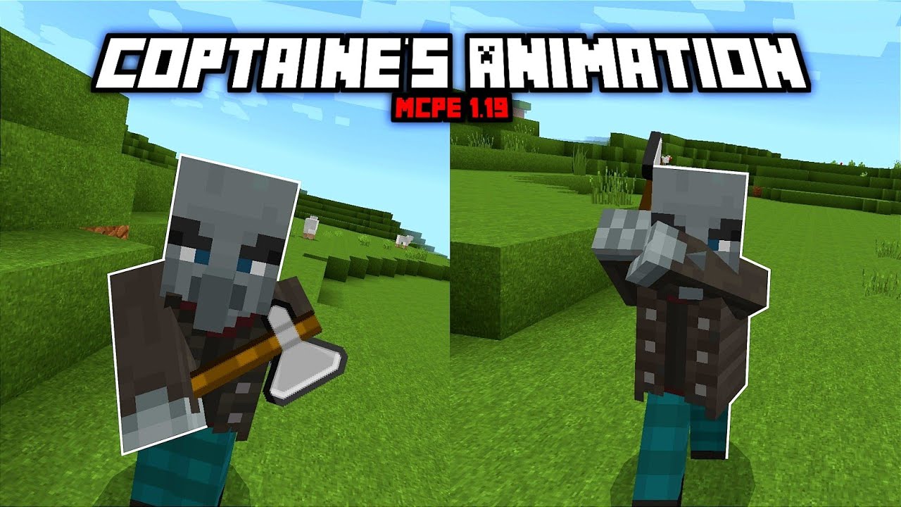 New Animation‼️| Coptaine's Animation - Addon (Minecraft Showcase ...