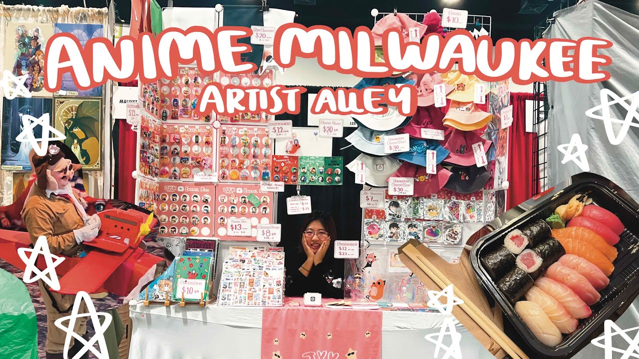 Anime Milwaukee AMKE Artist Alley 2024 | underestimated SUPER busy con ...