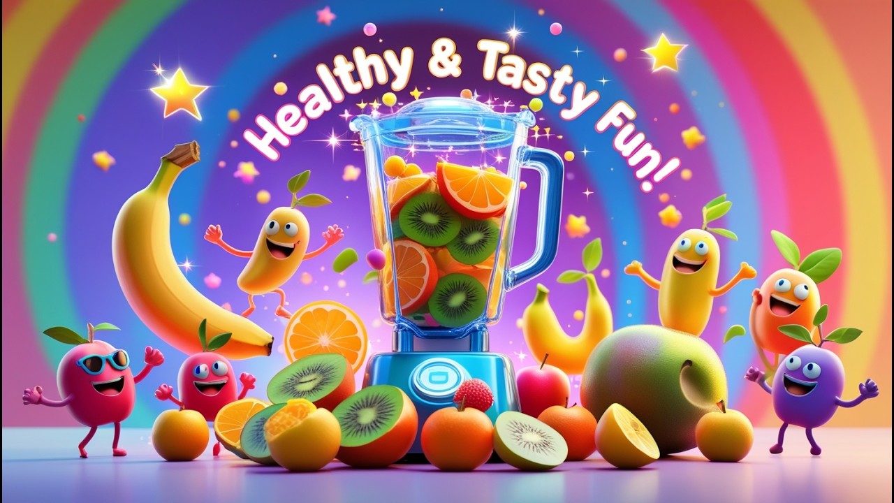YUMMY Fruit Salad SONG | FUN and HEALTHY Learning for KIDS - YouTube