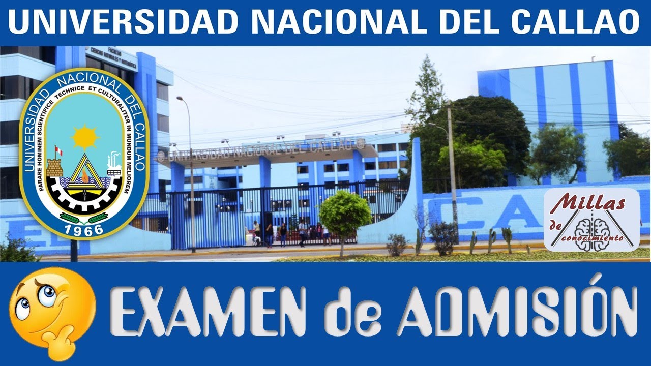 UNAC: Características del Examen de Admisión - YouTube