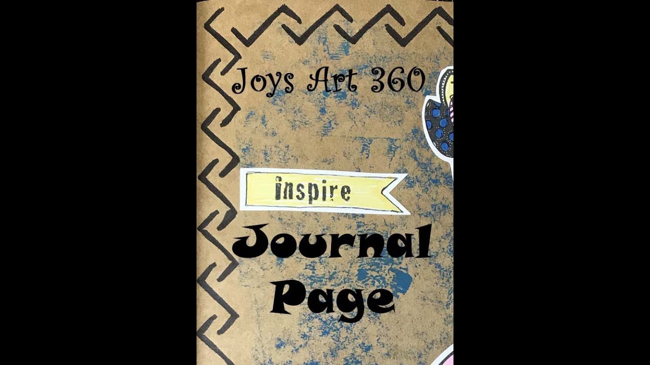 Inspire Art Journal Page - YouTube