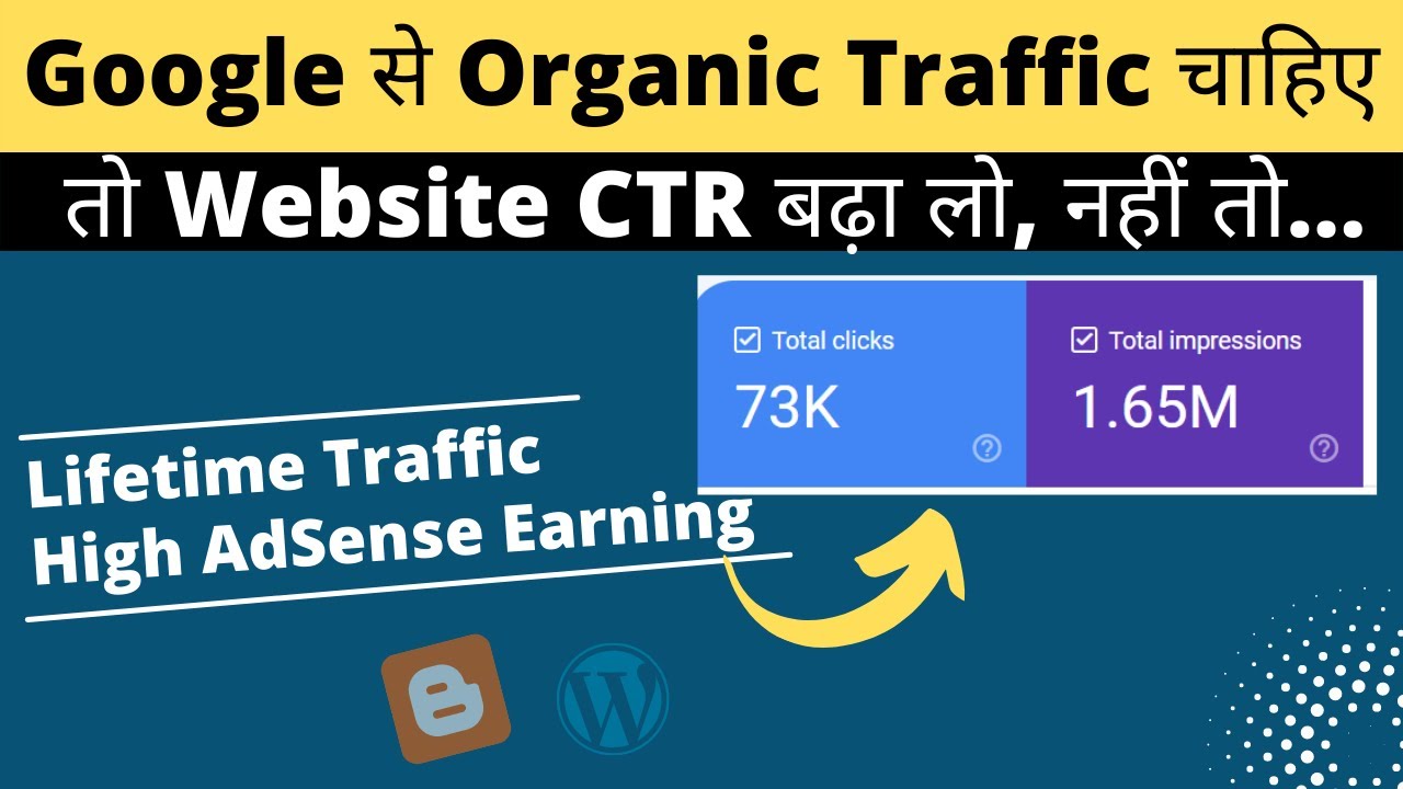 How to Increase Website CTR and Get Organic Traffic | Increase CTR ...