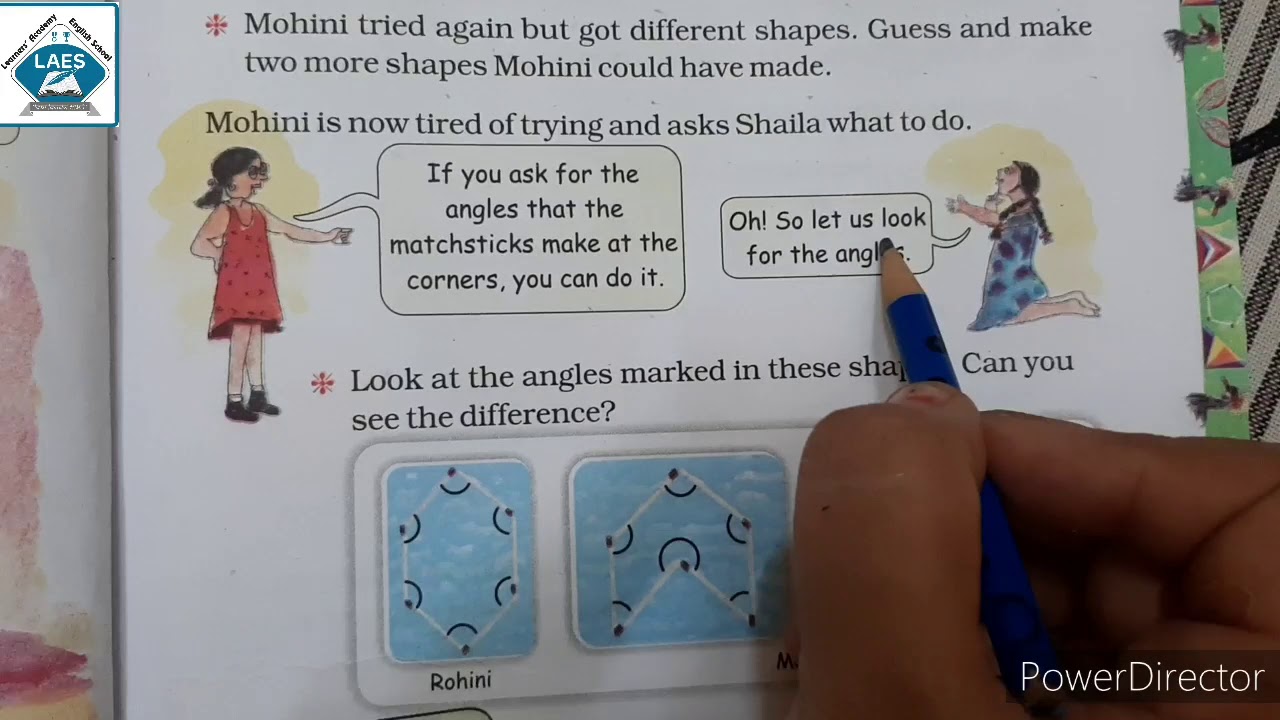Std 5th Maths Ch-2 Shapes and Angles Part-1 - YouTube