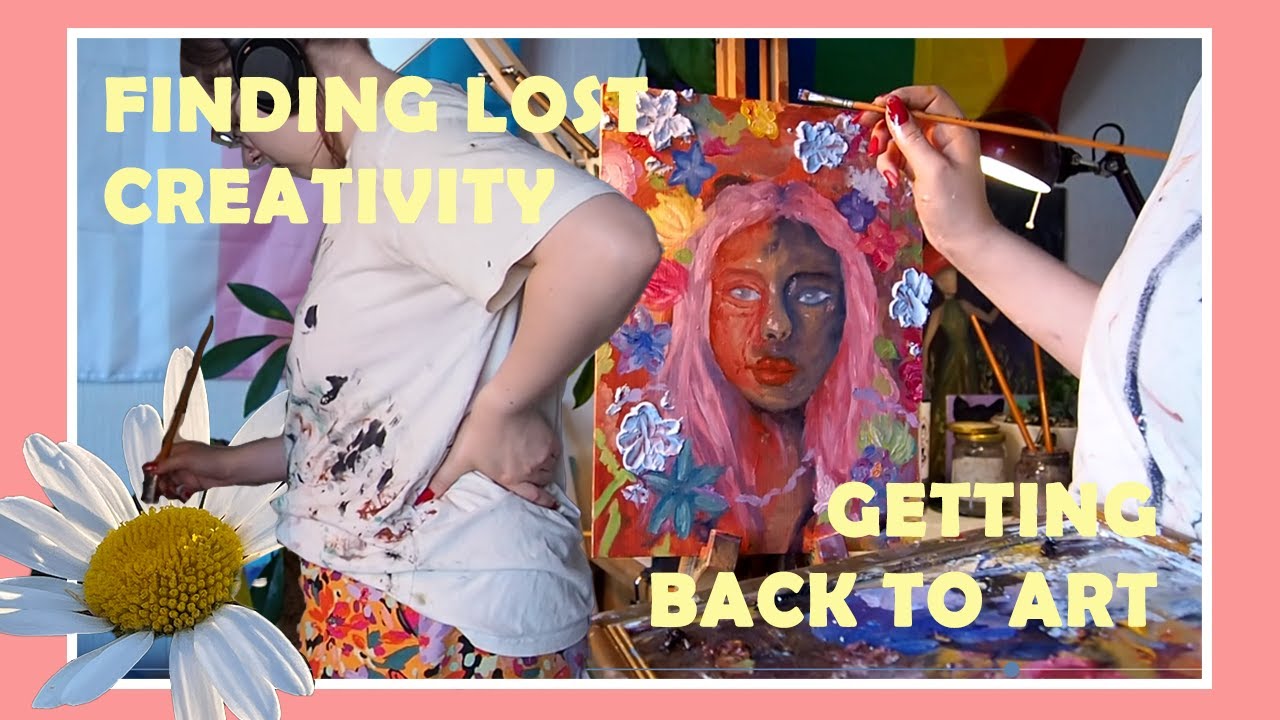 finding my lost creativity 🌞 || ART VLOG - YouTube