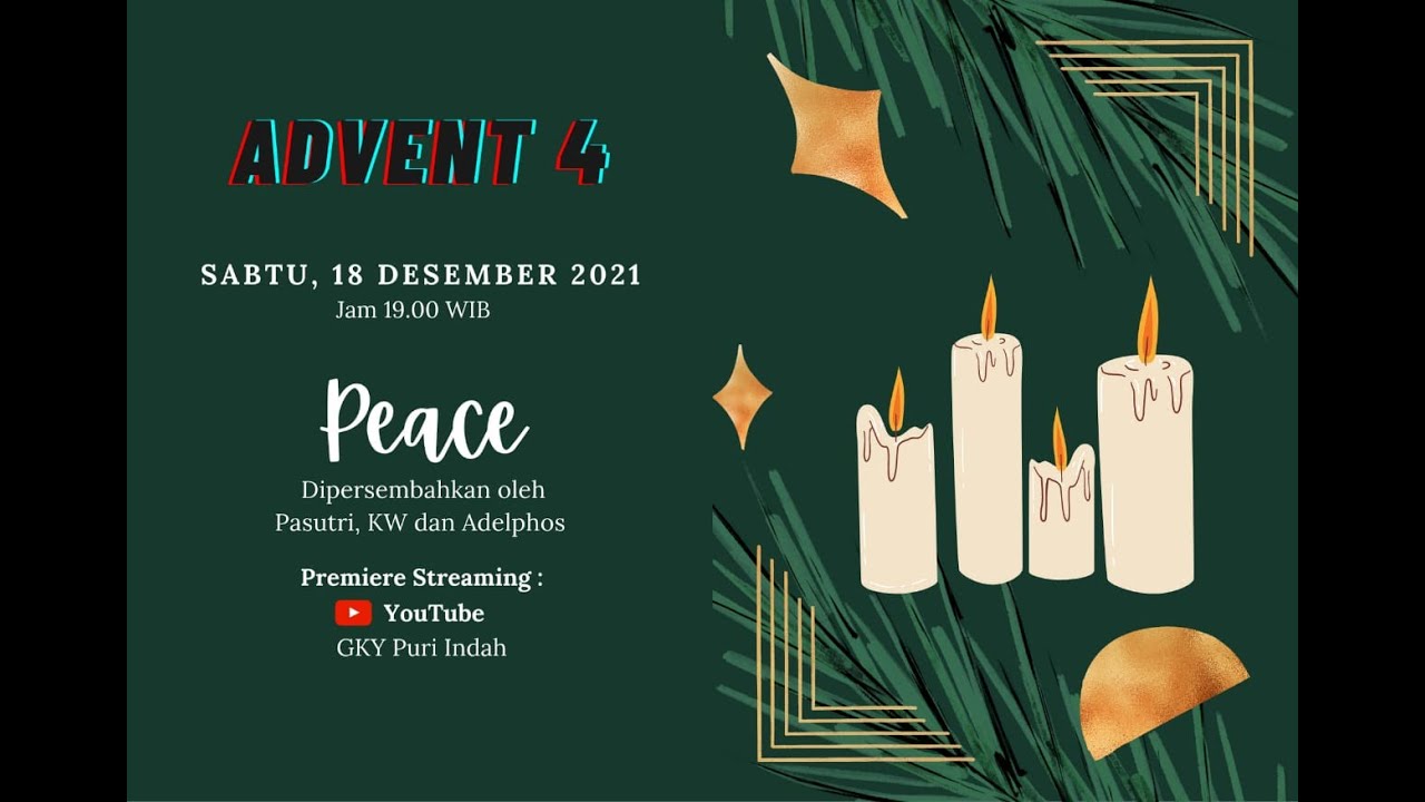 Advent 4: GKY Puri Indah - PEACE - YouTube