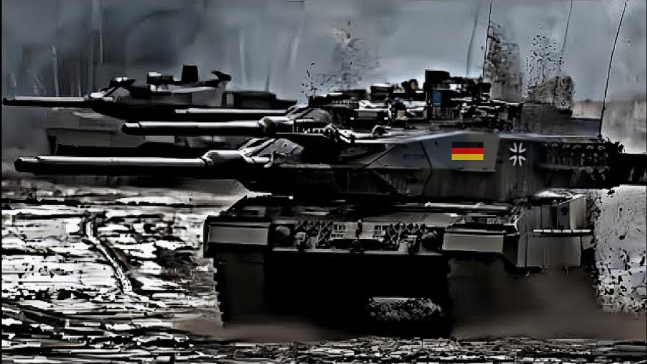 Horrifying Moment! German Leopard Tank Destroys 9 Russian Armored Tanks ...