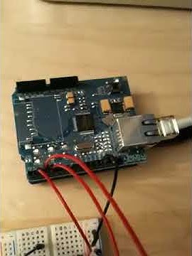 iPhone + Arduino + Ethernet Shield - YouTube
