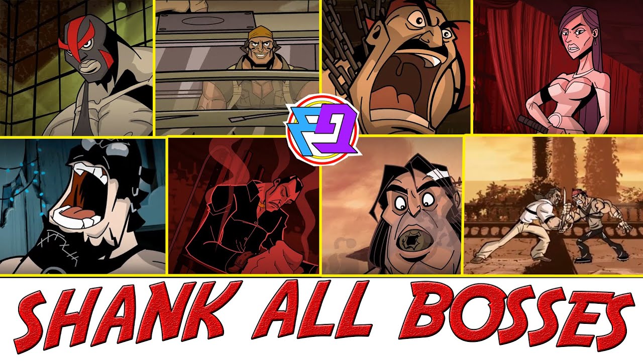 Shank All Bosses || Electro Ghost - YouTube