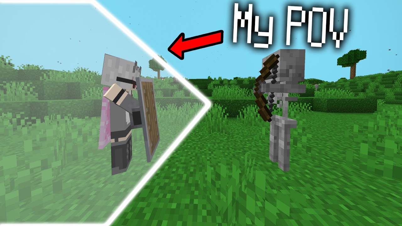 I beat minecraft in 3rd perspective - YouTube