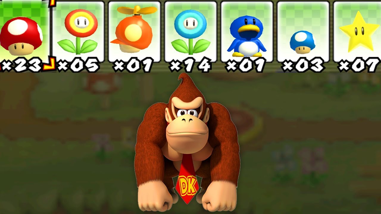 What happens when Donkey Kong uses Mario's Power-Ups? - YouTube