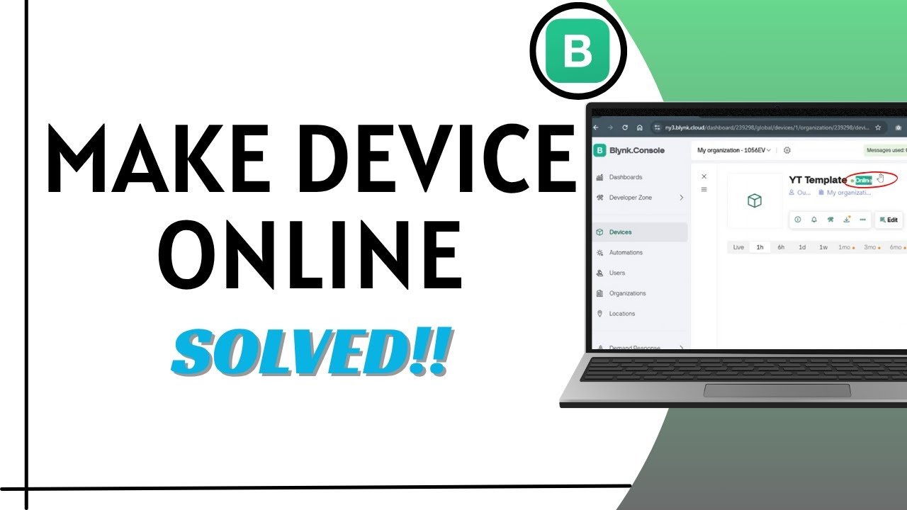 How to Make Blynk Status Online — Step-by-Step 2025 Guide - YouTube