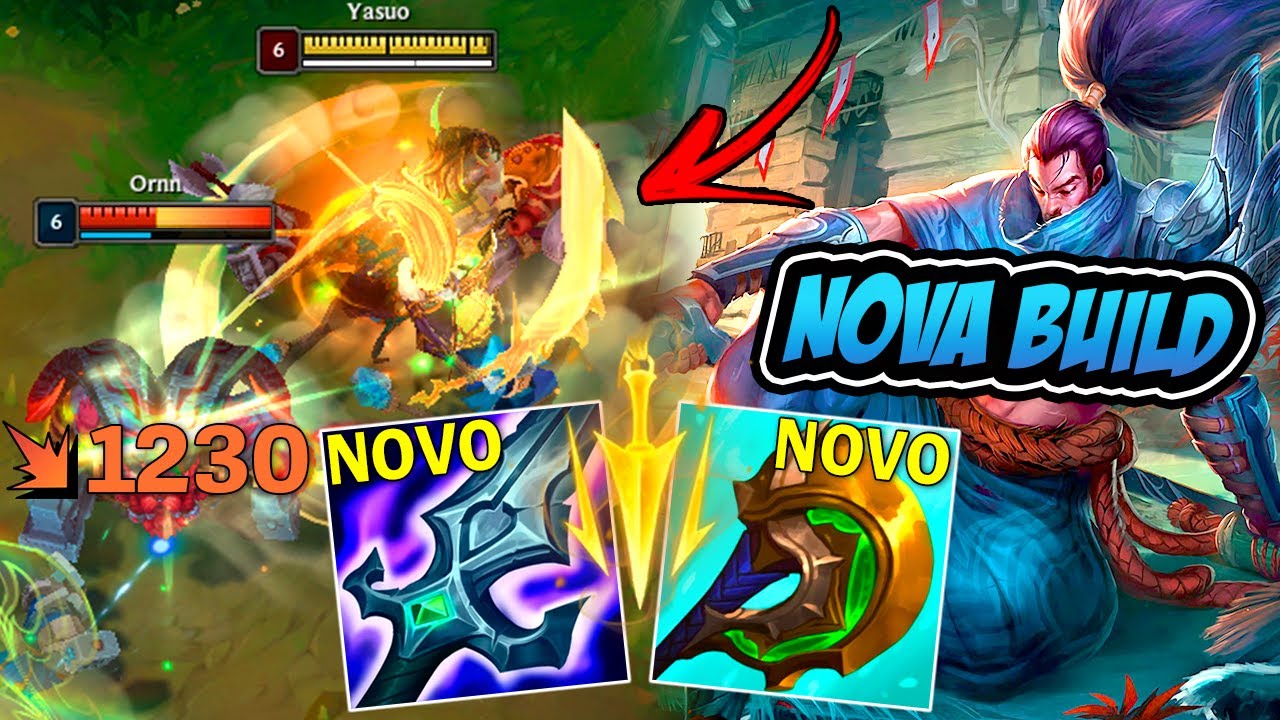 ESSA NOVA BUILD DO YASUO FAZ ELE DERRETER TANKS *muito op* - LEAGUE OF ...