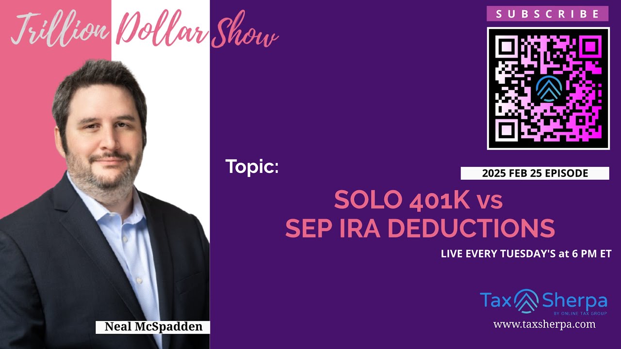 Solo 401k vs SEP IRA Deductions - YouTube