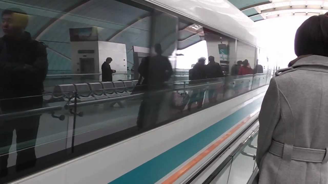Awesome Maglev Train - Shanghai Pudong Airport - Longyang Road Station ...