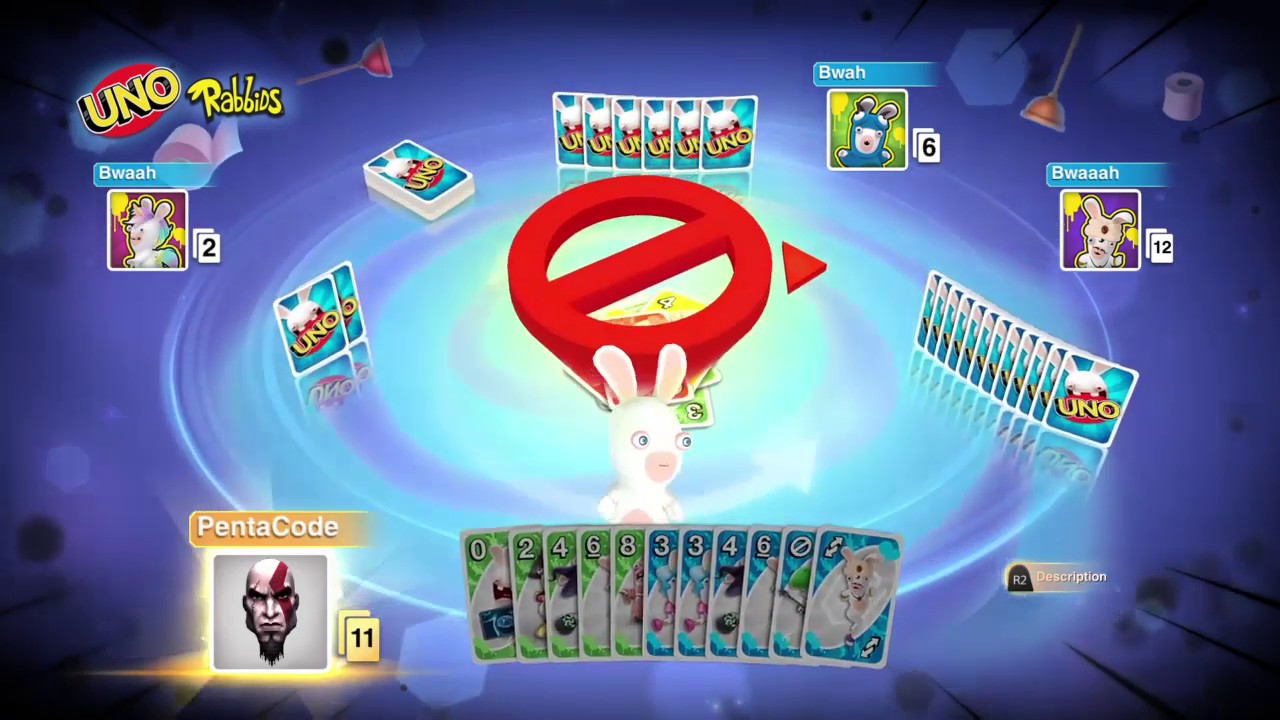 Uno - Rabbids Theme (video game) PS4 Gameplay - YouTube