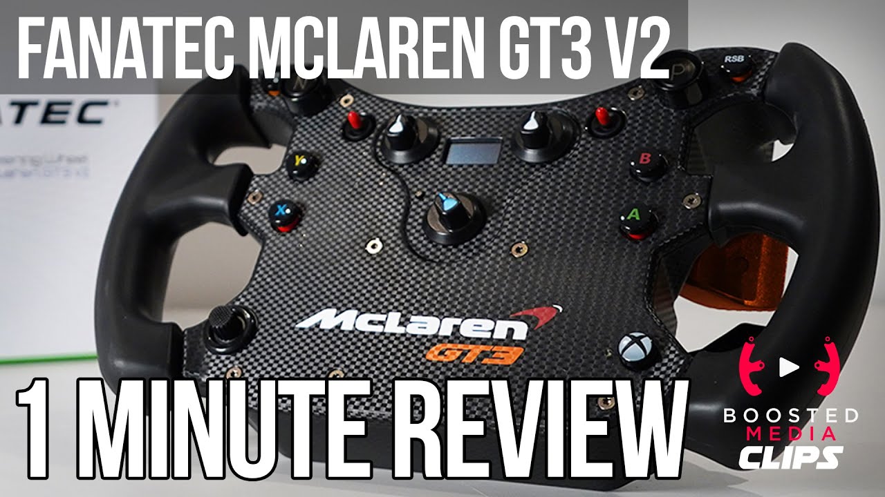 Fanatec McLaren GT3 V2 1 Minute REVIEW - YouTube