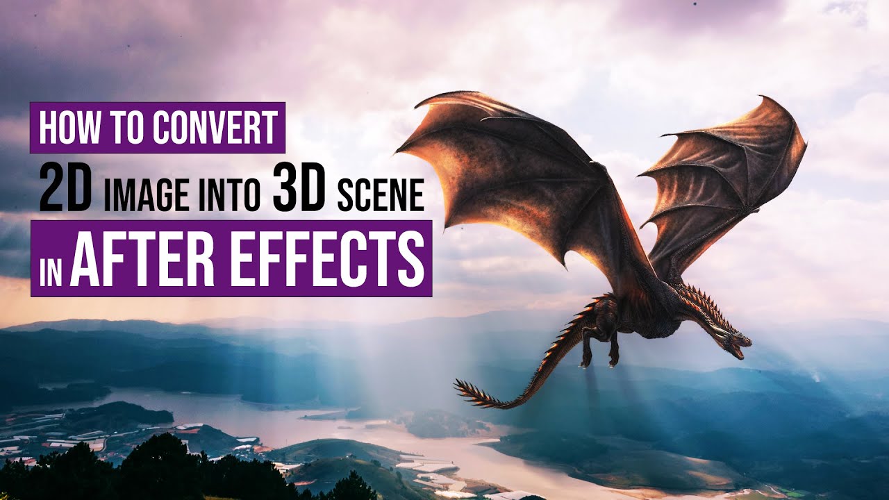 How to Convert 2D image into 3D Scene in After Effects | After Effects Tutorial - YouTube How to Convert 2D image into 3D Scene in After Effects | After Effects Tutorial - YouTube
