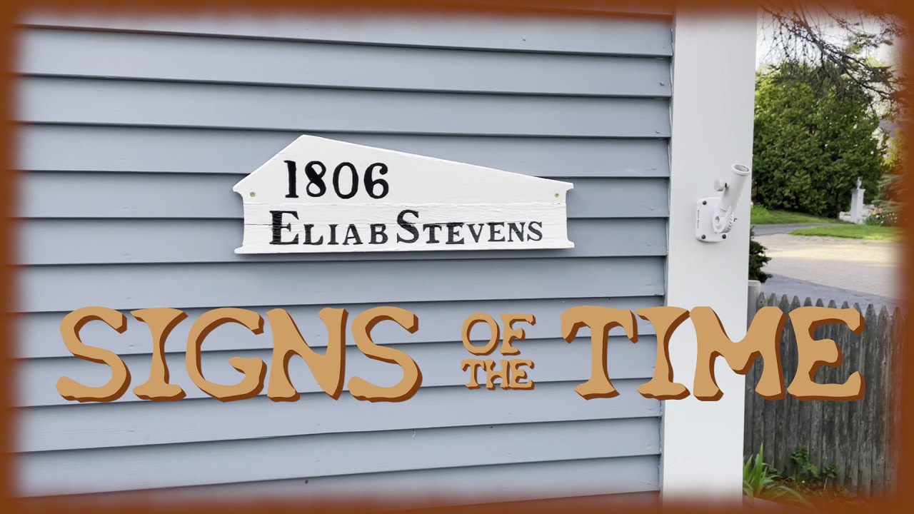 RE-Creating Kennebunkport Historical Home Marker SIGNS Installed in the ...