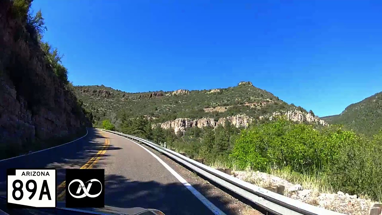 Driving Arizona State Route 89A - YouTube