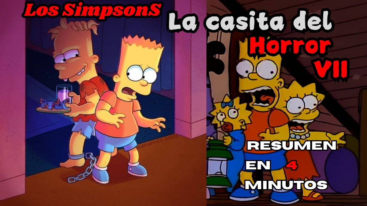 Los Simpsons El Gemelo malvado de bart La casita del horror VII #pelis ...
