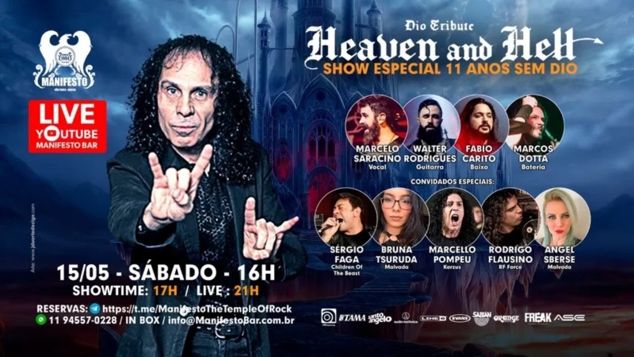 Manifesto live/ Dio "show especial" - YouTube