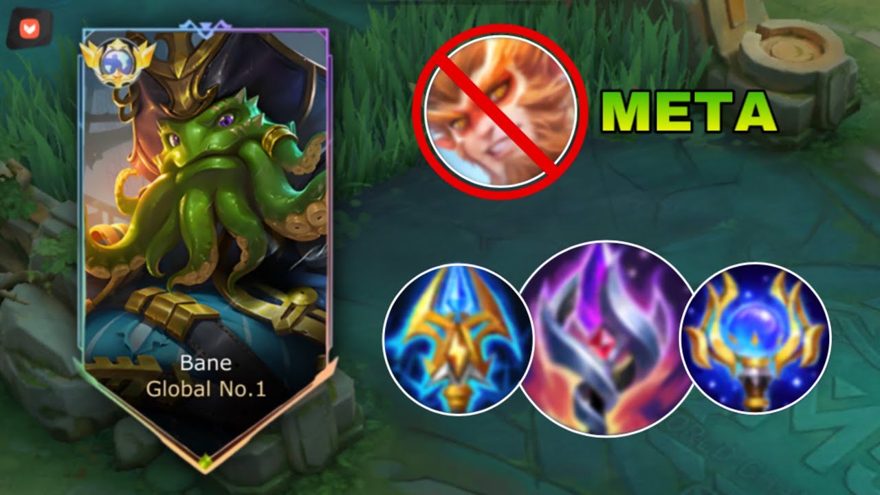 BANE BEST COUNTER BUILD FOR META SUN!🤫INSANE MAGIC DAMAGE (must try ...
