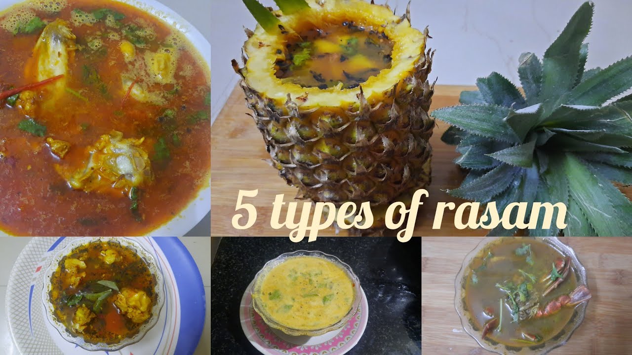 5 types of special rasam - YouTube