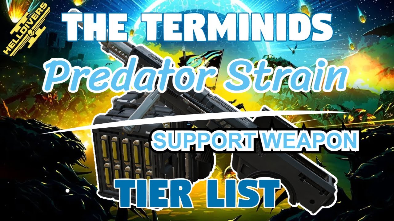 Helldivers 2 | The BEST & HONEST Terminids PREDATOR STRAIN Support ...