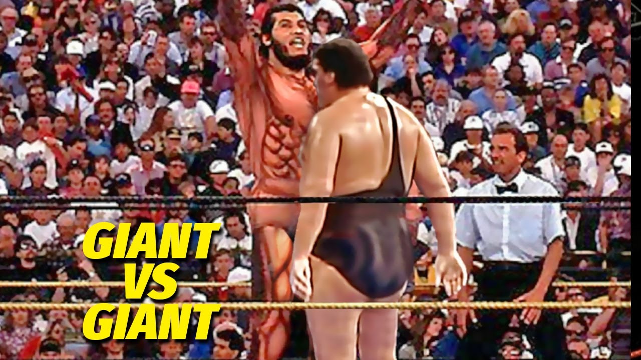 Andre the Giant vs Giant Gonzalez! Who Didn't Andre Face - YouTube