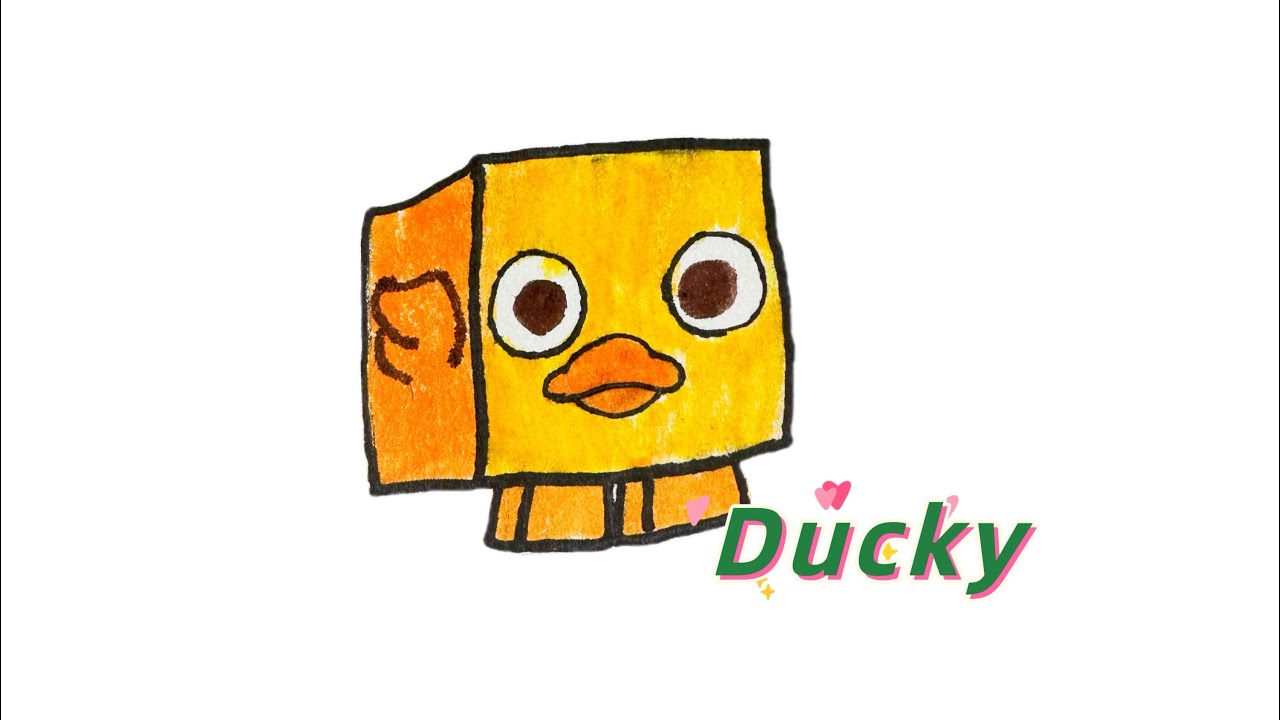 How to draw Ducky | Pet Simulator 99 Roblox #drawing - YouTube