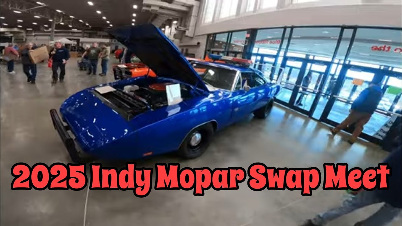 Indy 2025 mopar indoor swap meet walk around - YouTube