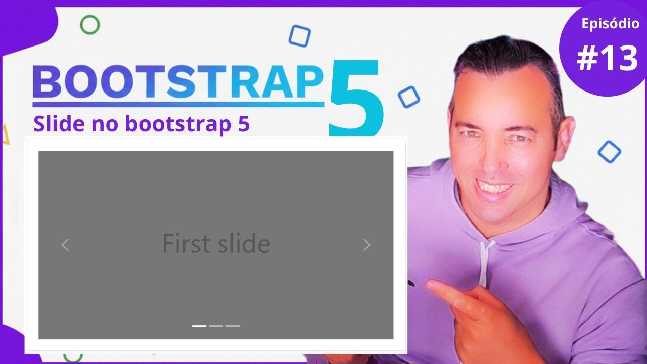 #13 💥 Como criar Slider(Carousel) destaque com Bottstrap 5 - Curso de ...
