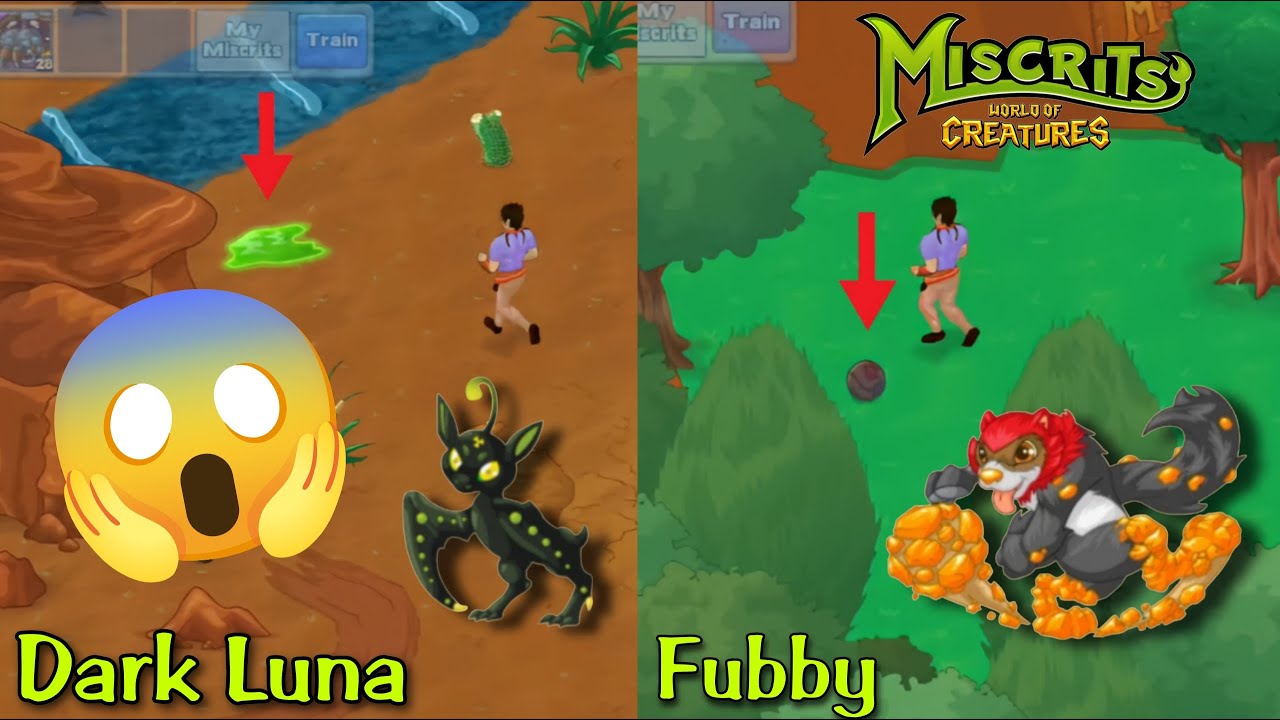 Miscrits Back !! Locations Drak Luna & Fubby - YouTube