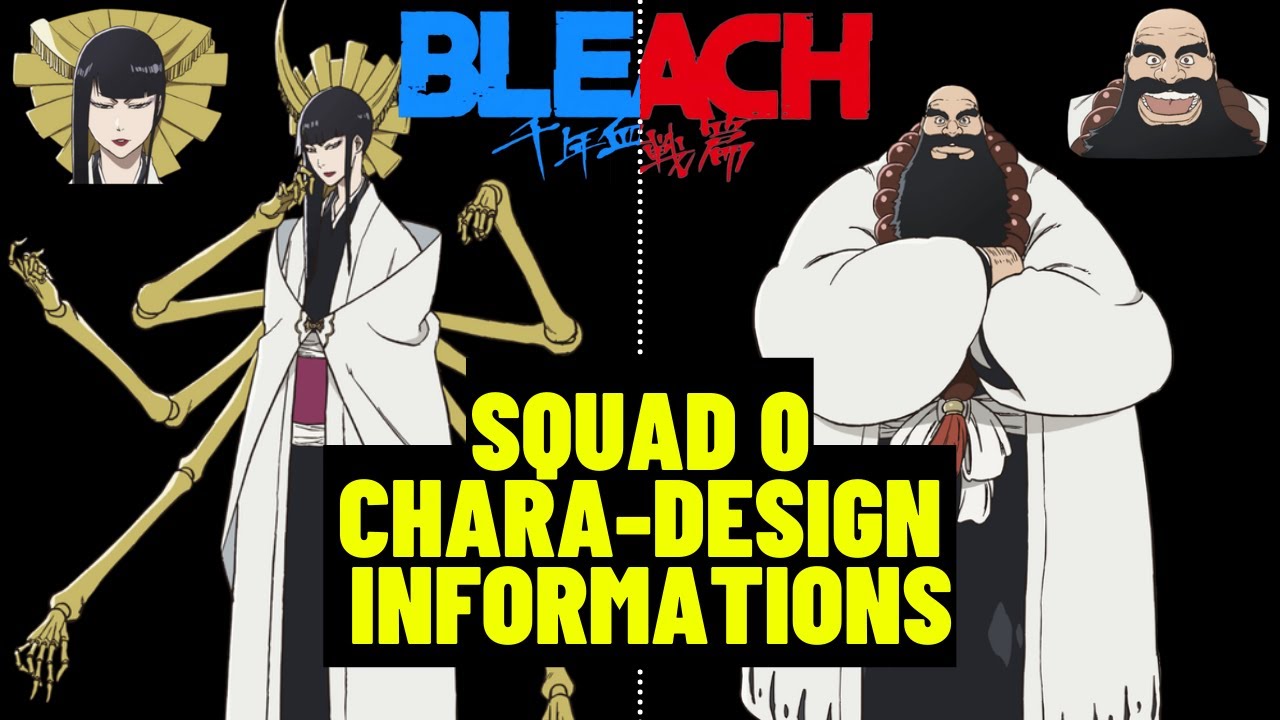 SQUAD 0 NEW ANIME CHARA-DESIGN, RANK, CREATION & TITLE | Bleach ...