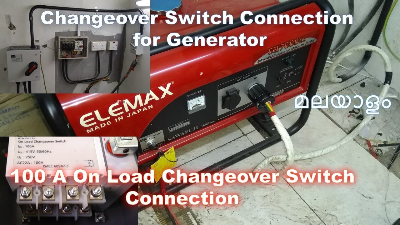 How to install Changeover Switch at your home | akrtechnical - YouTube