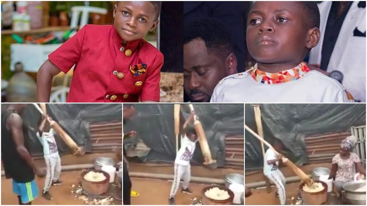 Actor Dabo Almost Coll@pses After Pounding Chop Bar Fufu With Big Woma ...