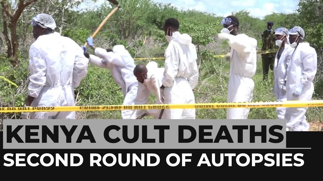 Kenya cult deaths: Second round of autopsies begins - YouTube