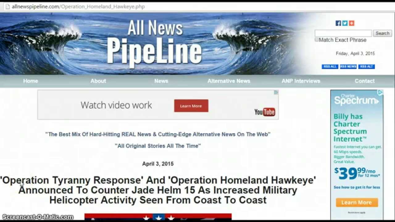 Jade Helm 15 Update! 4-3-2015 - YouTube