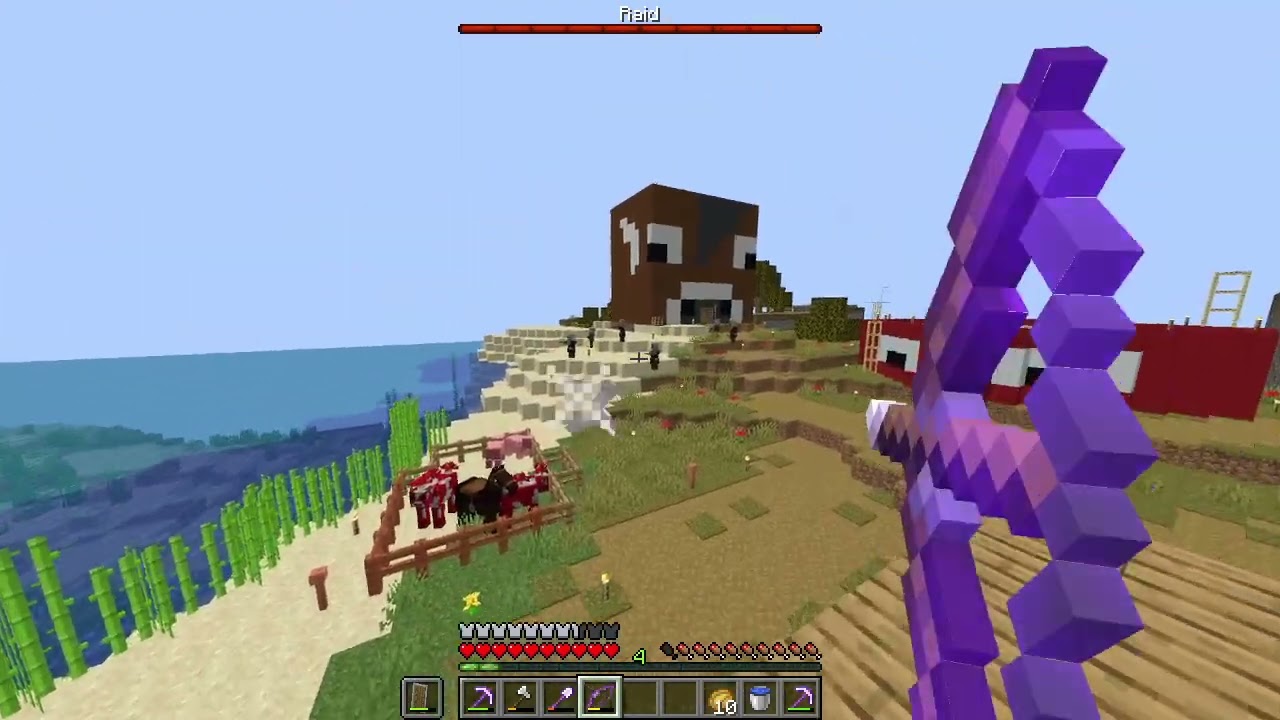 Minecraft Vanilla Ep .7 Raid più Laggoso di Sempre - YouTube