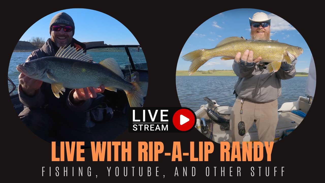Live With Rip-a-Lip Randy - Fishing, YouTube, and Other Stuff - YouTube